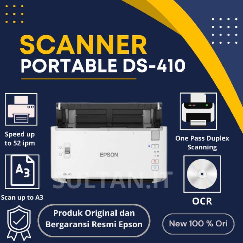 Promo Scanner Sheet-fed Ds-410 Diskon 23% Di Seller Skala Store - Cengkareng Barat, Kota Jakarta ...