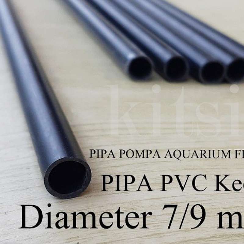 Jual Pipa Pvc 8 Mm Hitam Pipa Kecil Pompa Filter Aquarium 7/9 50 Cm - 5 ...