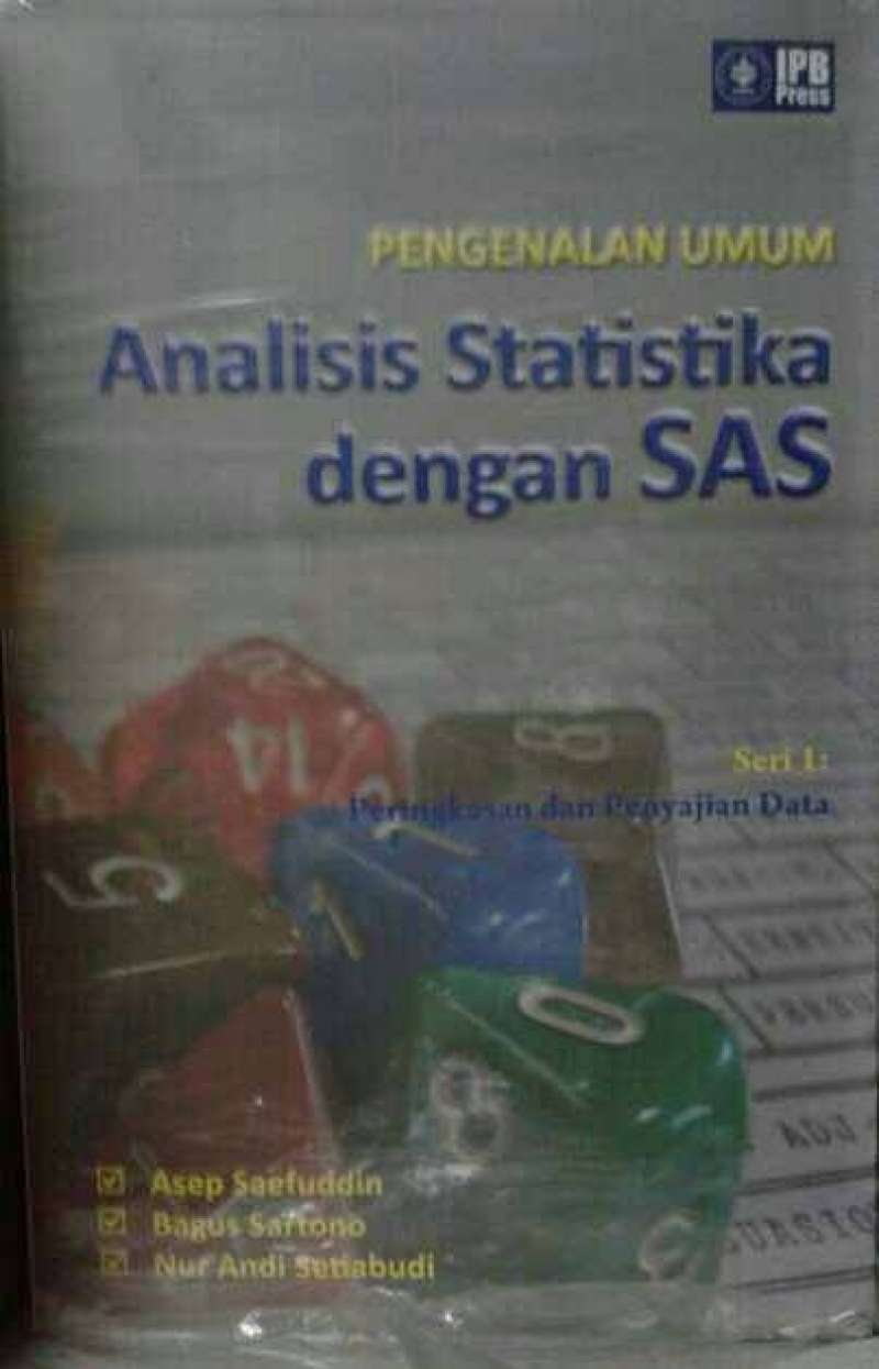 Promo 100% Produk Ori Buku Pengenalan Umum Analisis Statistika Dengan Sas Diskon 23% Di Seller ...