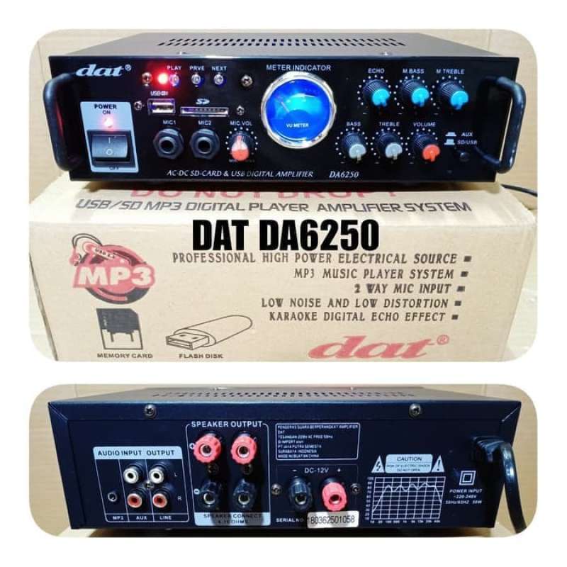 Promo Ampli Dat Da6250 Profesional Karauke Amplifier Diskon 23% Di Seller Ryoma Store - Kebon ...