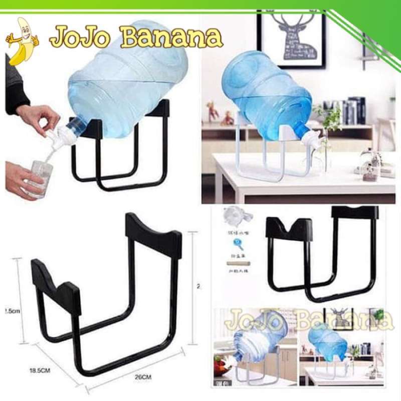 Jual Rak Galon Model U Kran Air Minum Rack Aqua Set Penyangga Minuman ...