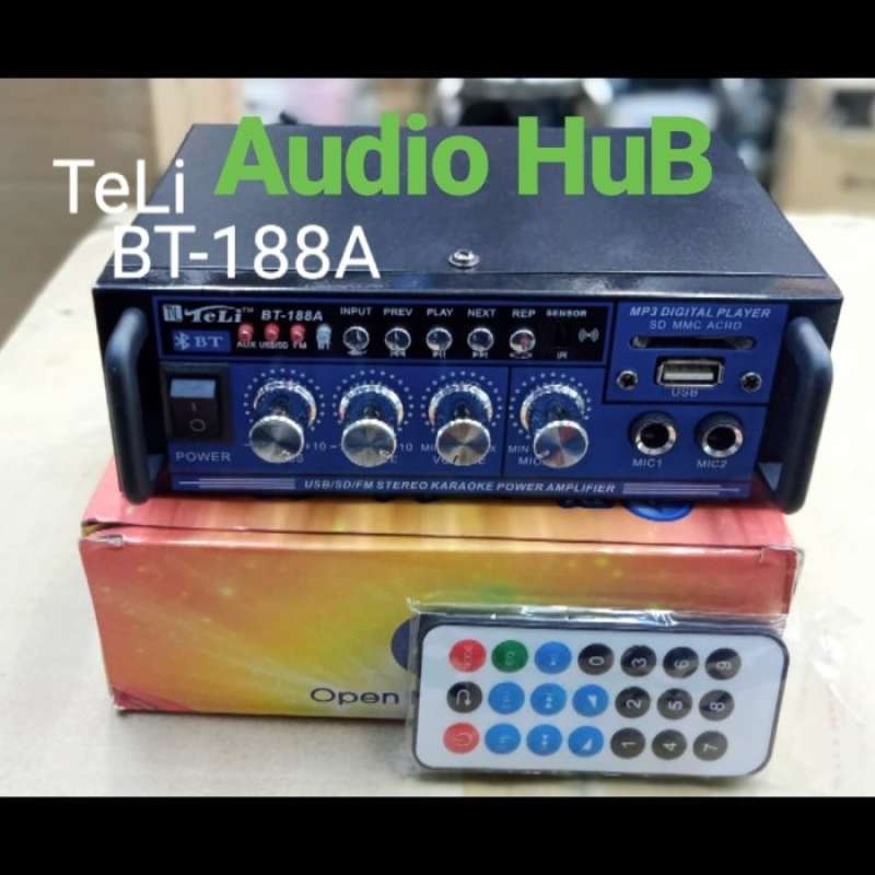 Promo Ampli Teli Bt 188a Amplifier Teli Bt188a Bt 188 A Bluetooth Usb ...