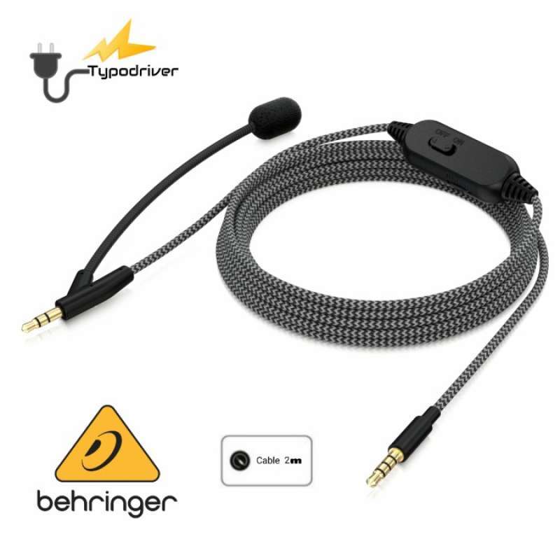 Promo Behringer Bc12 Kabel Headset Microphone Boom Jack 3.5mm Trs Trrs ...