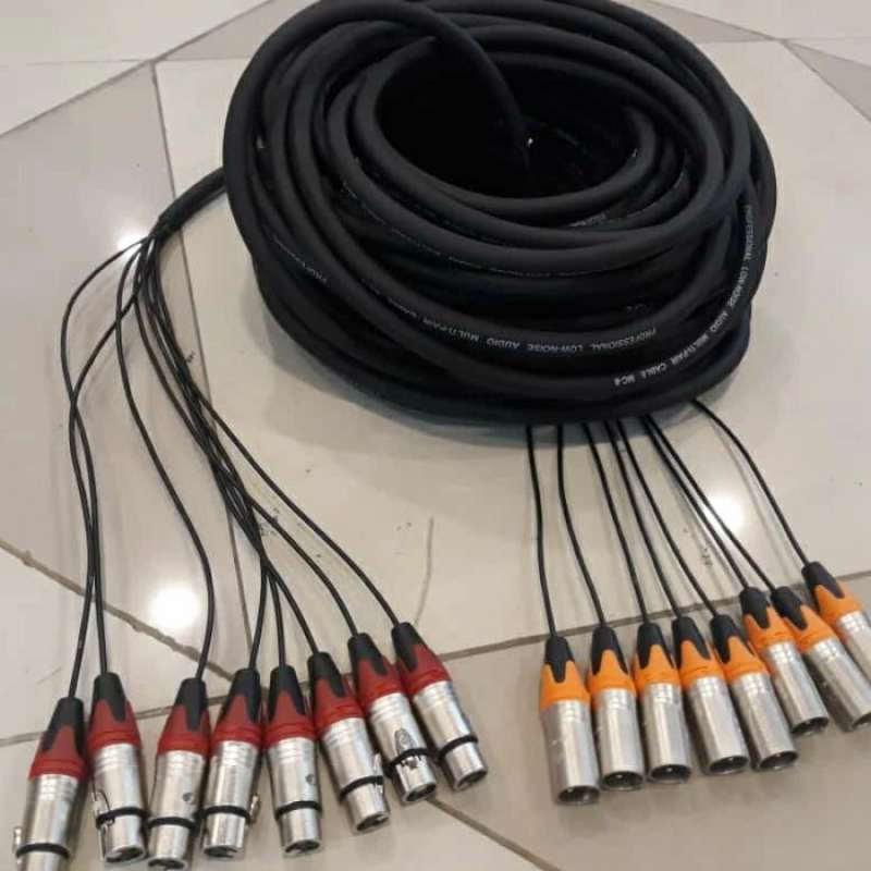 Promo Kabel Snake 8ch Panjang 8 Meter Diskon 23% Di Seller Ryoma Store ...
