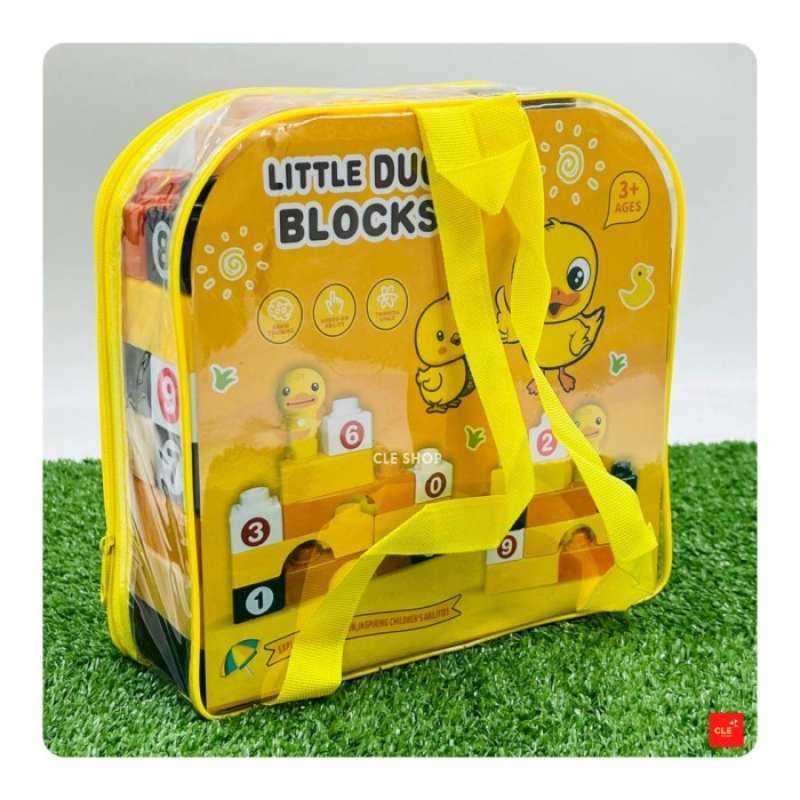 Promo Mainan Edukasi Anak Block Bebek Balok Susun Premium Diskon 35% Di ...