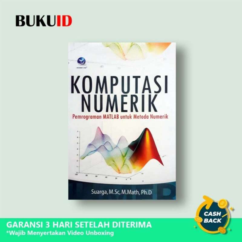 Promo Buku Komputasi Numerik, Pemrograman Matlab Untuk Metoda Numerik ...