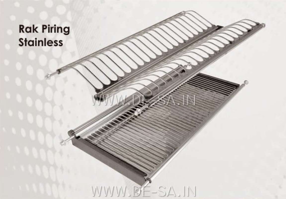 Jual 60cm Huben Rak Piring Gelas Stainless Steel Dapur Kitchen Kabinet ...