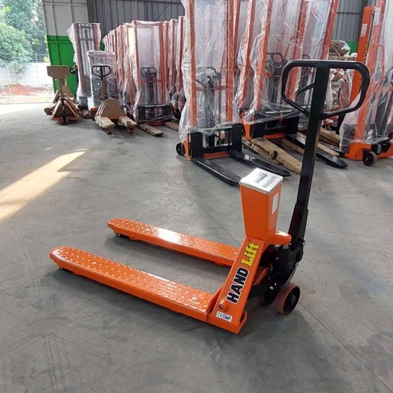Jual Jual Hand Pallet Timbangan Plus Printer 3ton / Handlift / Hand ...