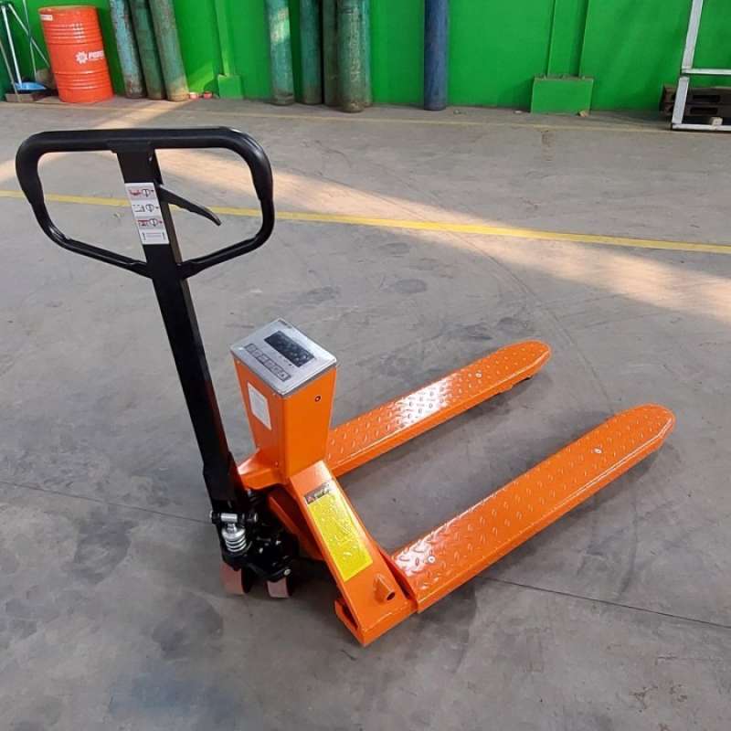 Jual Jual Hand Pallet Timbangan Plus Printer 3ton / Handlift / Hand ...