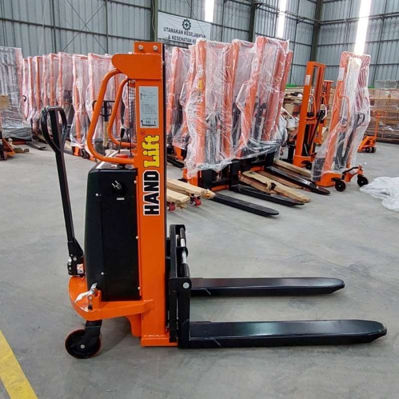Jual Semi Electric Stacker 2 Ton Lifting Hight 2.5meter / Hand Lift ...