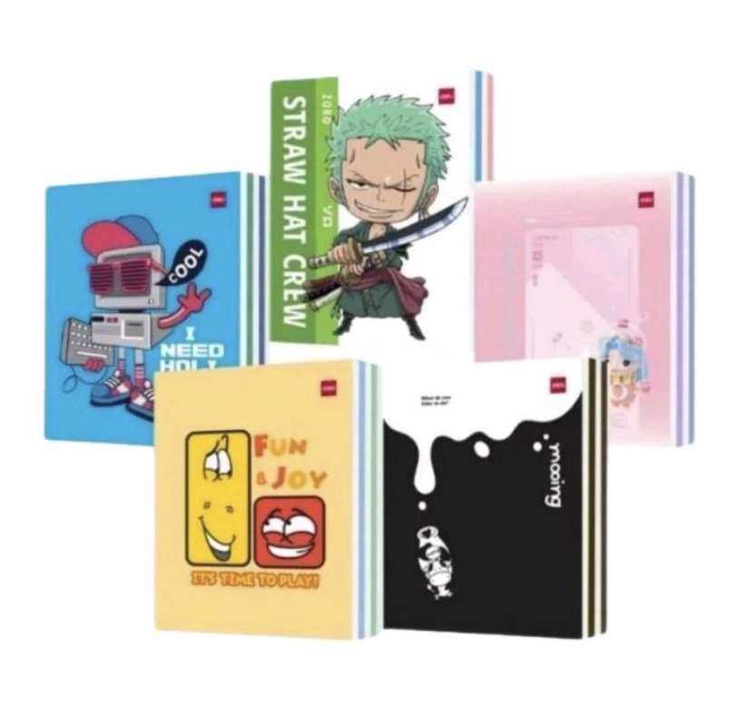 Jual Buku Tulis Deli Bergaris 38 Lembar 10pcs/pack / Karakter Lucu ...