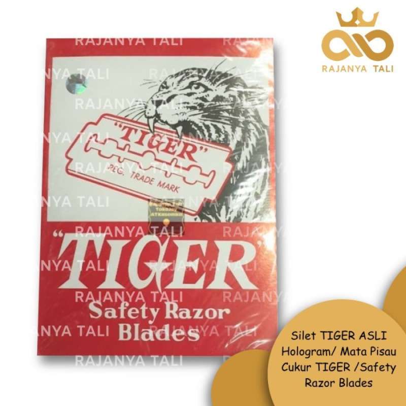 Jual Silet Tiger Asli Hologram/ Mata Pisau Cukur Tiger /safety Razor ...