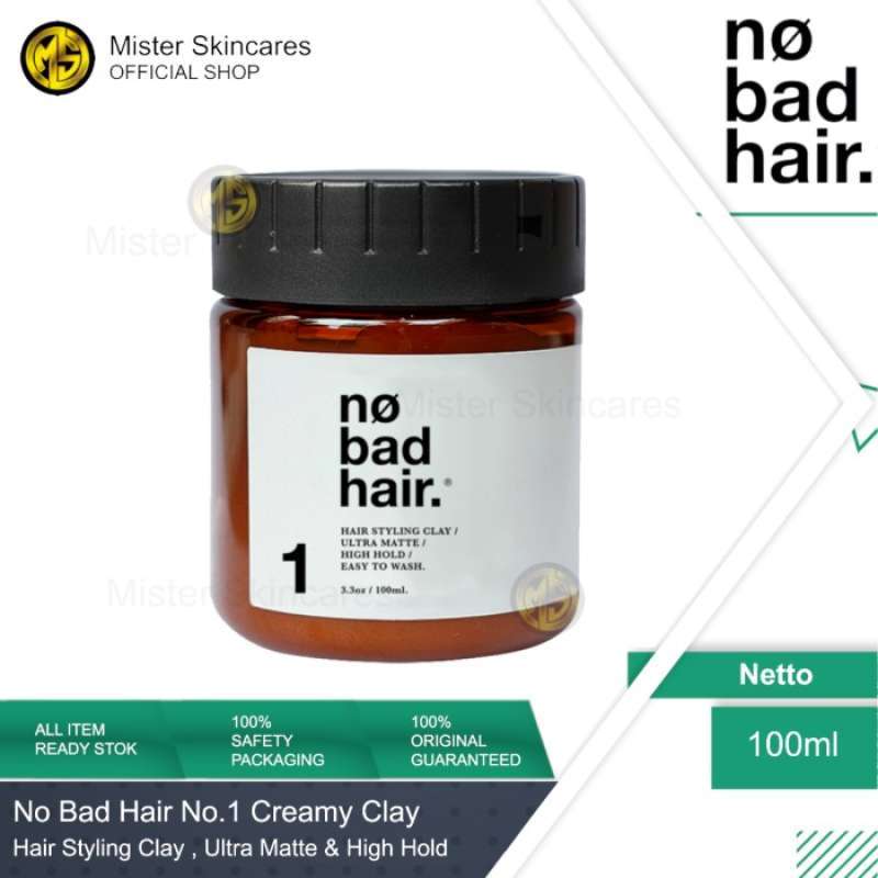 Jual Nbh No Bad Hair Paket Bundling No.1 Creamy Clay & No.2 Scultping ...
