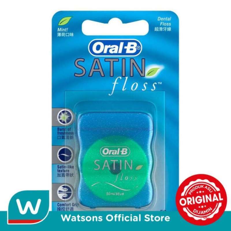 Jual Oral B Satin Dental Floss 50ml Di Seller Aghanim - Cengkareng ...