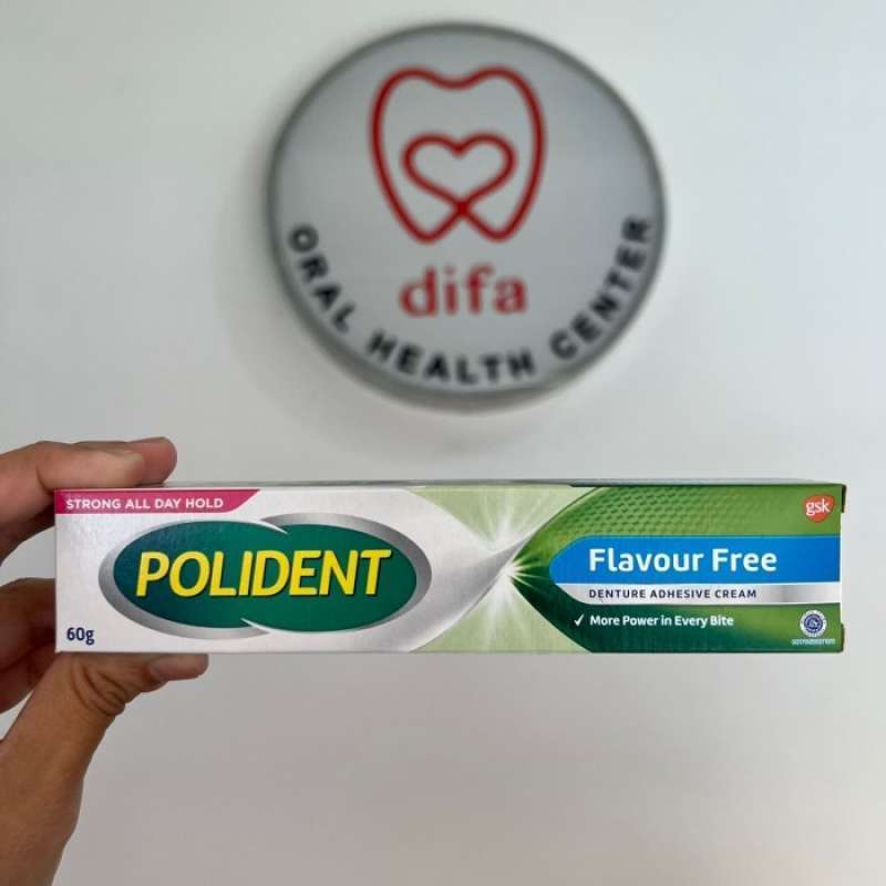 Jual Lem Gigi Palsu Polident Flavour Free 60gr Di Seller Raindrop ...