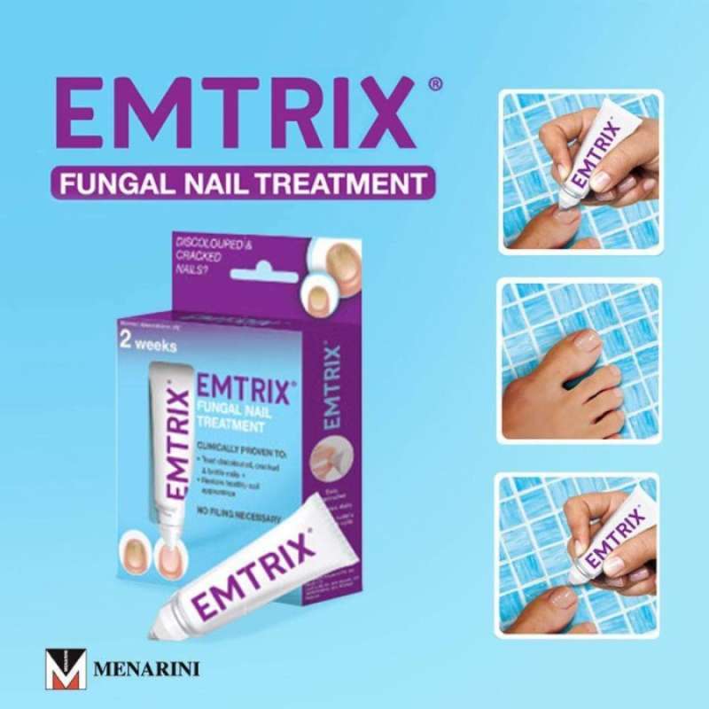 Jual Emtrix Gel 10 Ml Perawatan Kuku Gelap Retak Rusak Jamuran ...