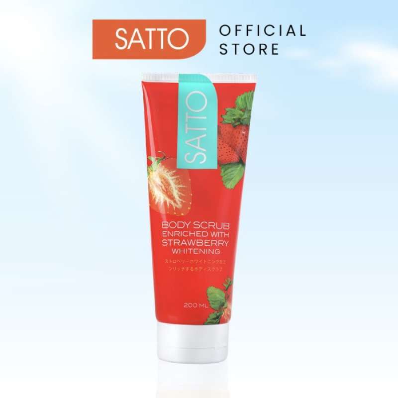 Jual Satto Body Scrub Enriched With Strawberry Whitening Di Seller ...