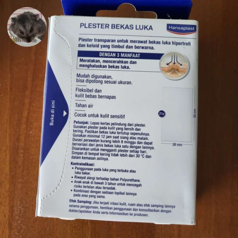 Jual Hansaplast Plester Bekas Luka Untuk Merawat Hipertrofi Dan Keloid ...