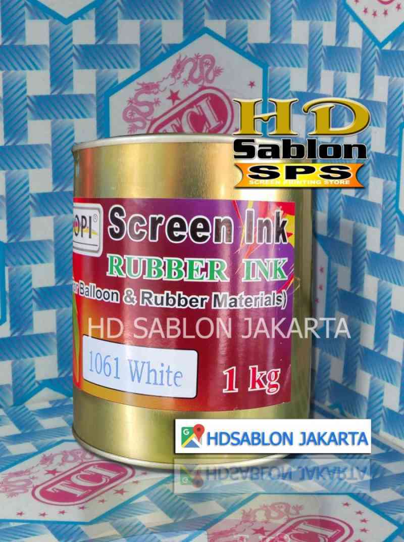 Jual Tinta Sablon Balon Dan Bahan Rubber Karet 1kg - Hitam Di Seller ...