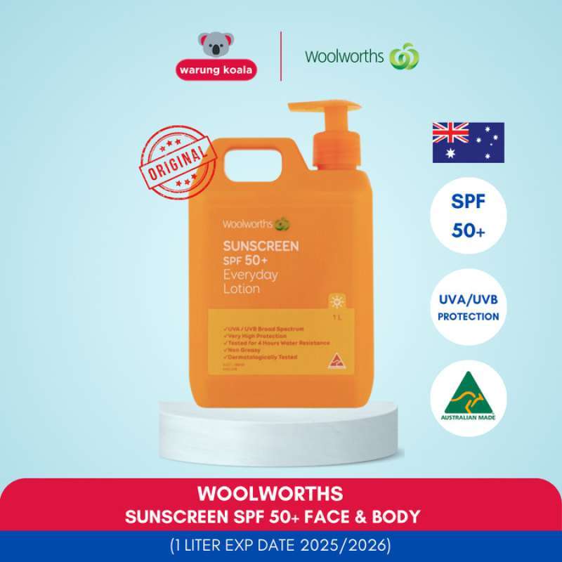 Jual [ready Stock] Sunscreen Woolworths Spf 50+ 1 Liter Di Seller ...