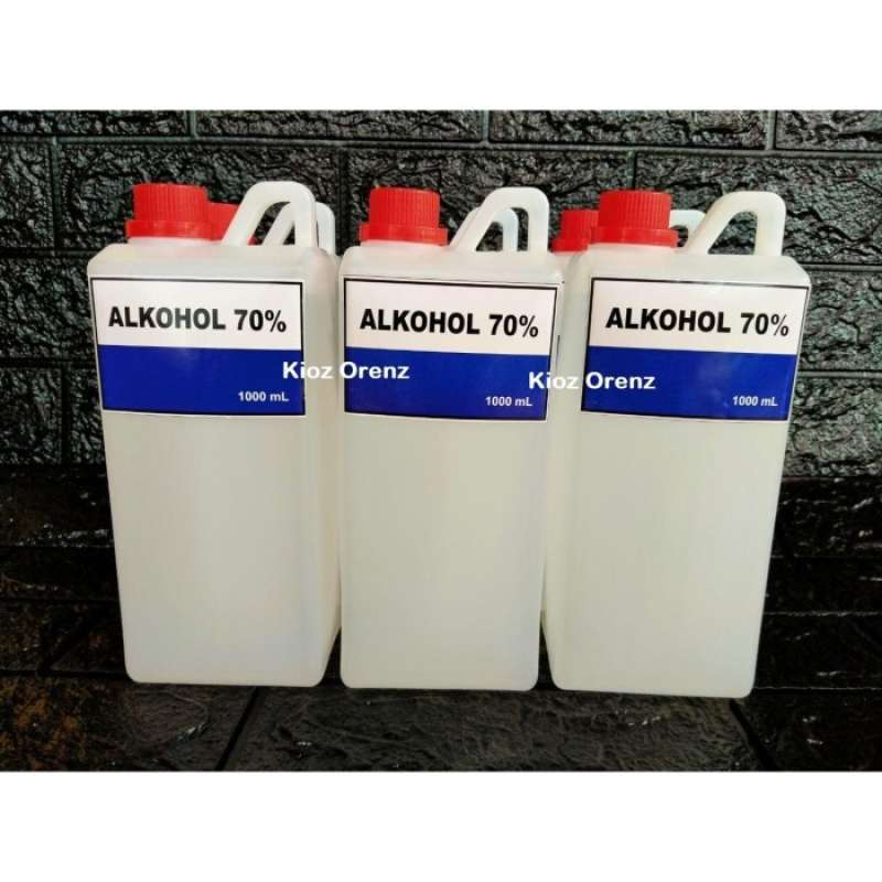 Promo Alkohol 70% 1 Liter Alcohol 70% Antiseptik Etanol 70% Ethanol 70% Asli Diskon 33% Di ...