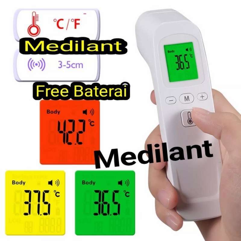 Promo Thermometer Infrared.. Termometer Suhu Badan Non Kontak Diskon 23 ...