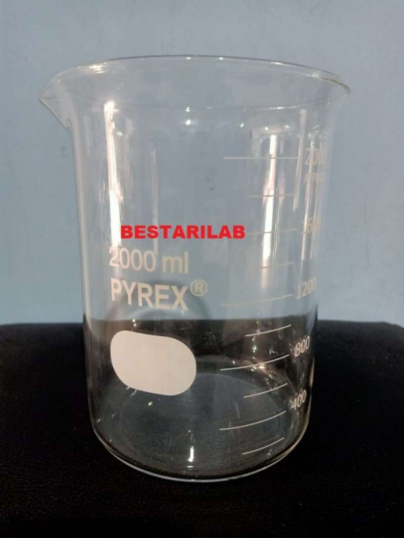 Promo Beaker Glass / Gelas Kimia 2000 Ml Pyrex Diskon 23% Di Seller ...
