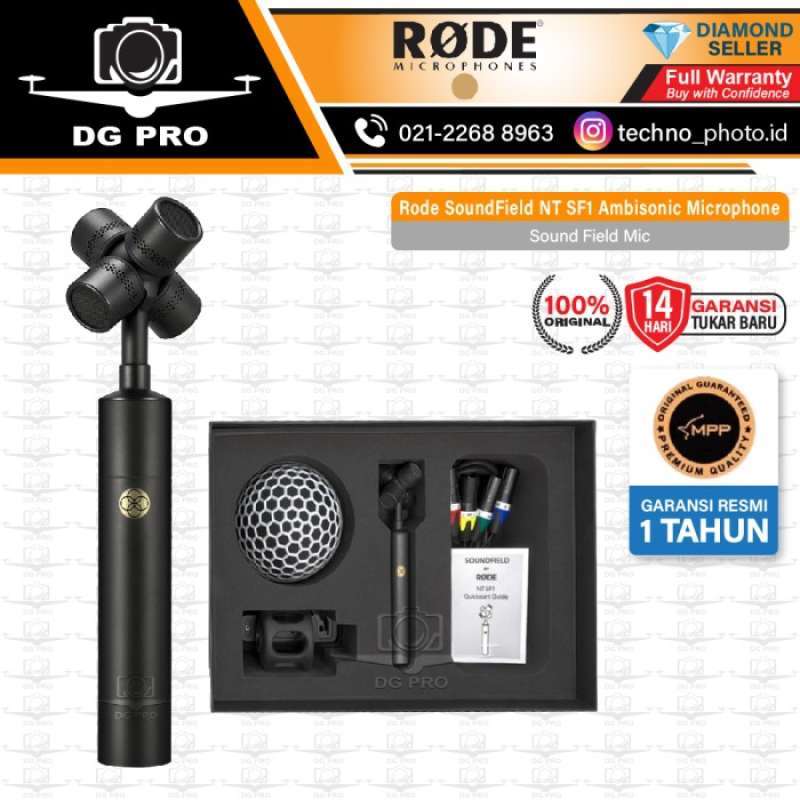 Promo Rode Soundfield Nt Sf1 Ambisonic - Sound Field Mic Resmi Diskon ...