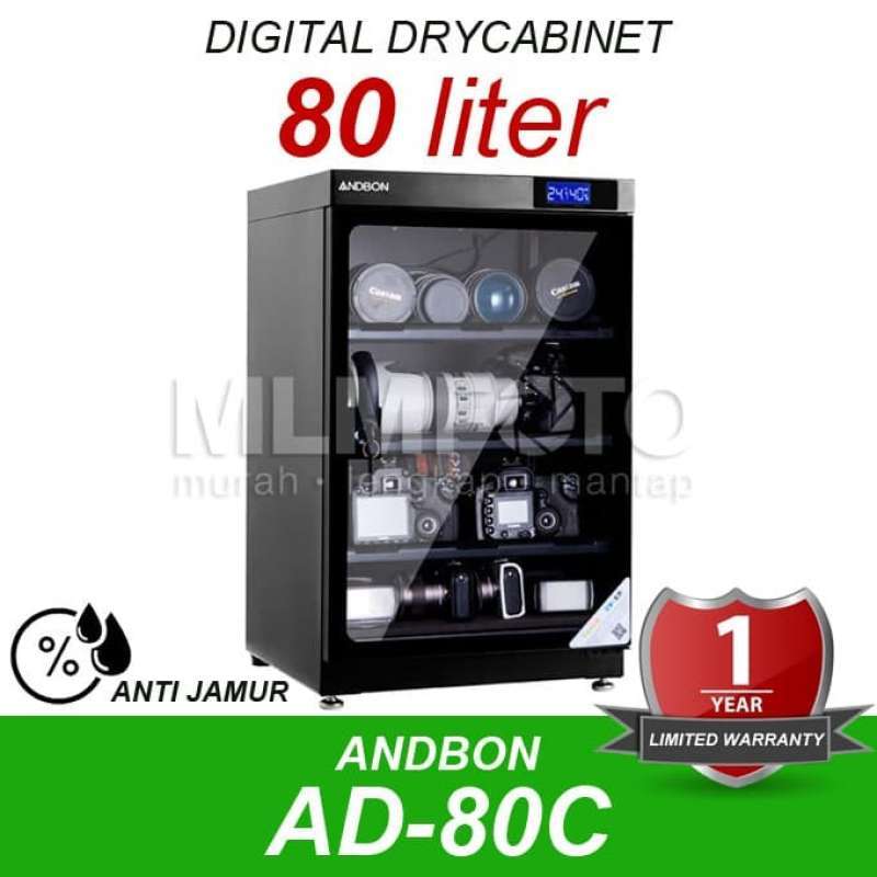 Promo Dry Box Dry Cabinet Andbon Ad-80c Digital Drybox Drycabinet 80 Liter Diskon 23% Di Seller ...