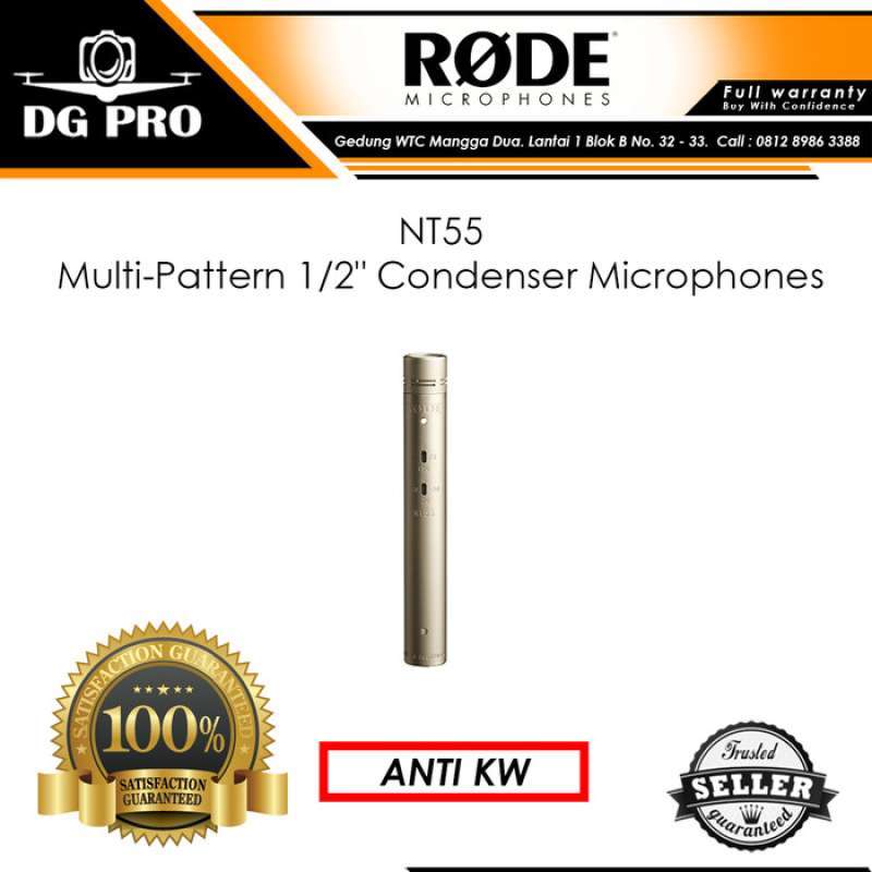Promo Rode Nt55 Single Nt 55 Multi-pattern Condenser Resmi Diskon 23% ...