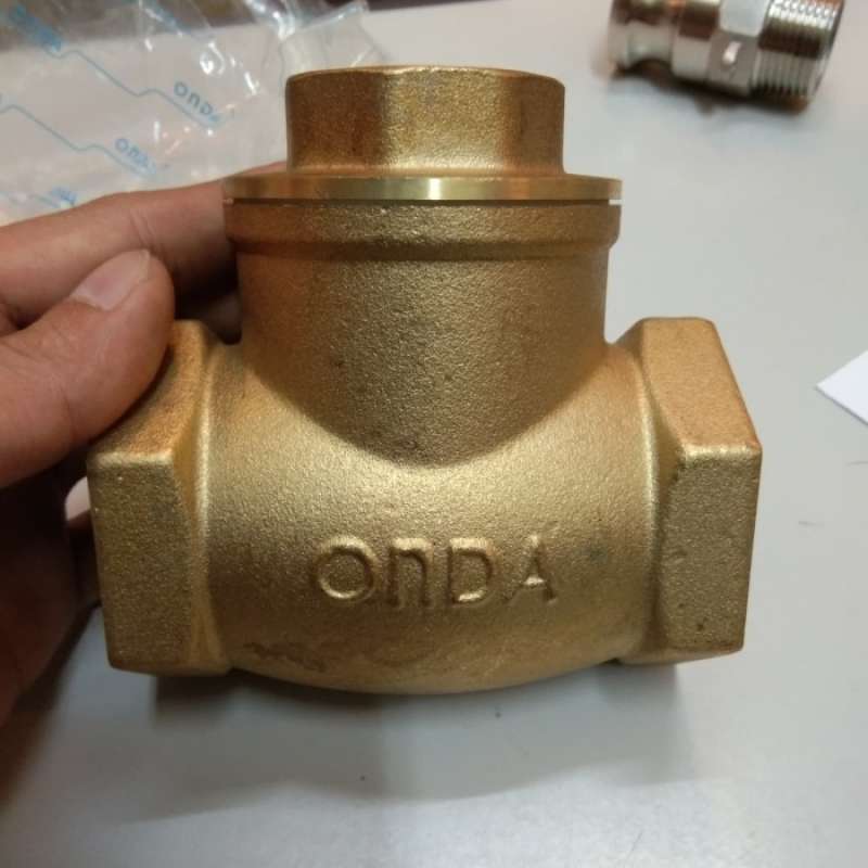 Promo Check Valve Kuningan Onda 1/2 Inch Diskon 23% Di Seller Specta ...