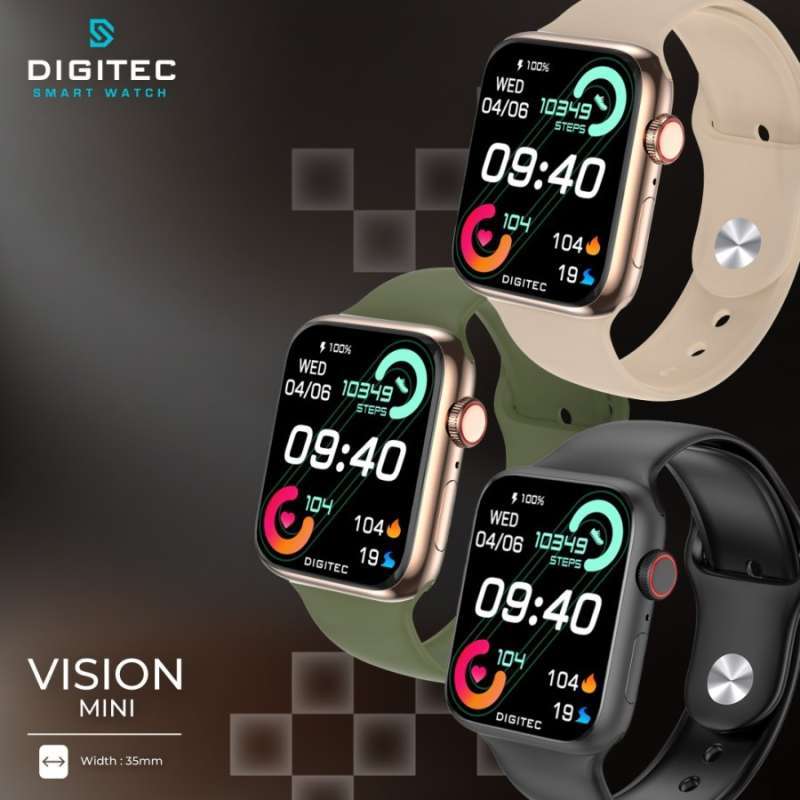 Jual Original 100%!! Jam Tangan Smartwatch Digitec Vision Mini Garansi ...