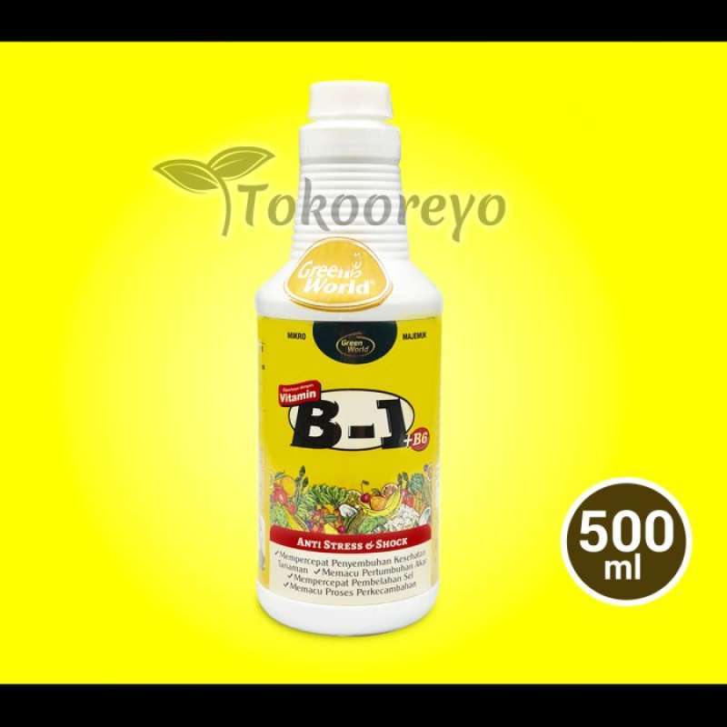 Promo Vitamin B1 + B6 Green World 500 Ml Anti Stress Tanaman Diskon 23% ...