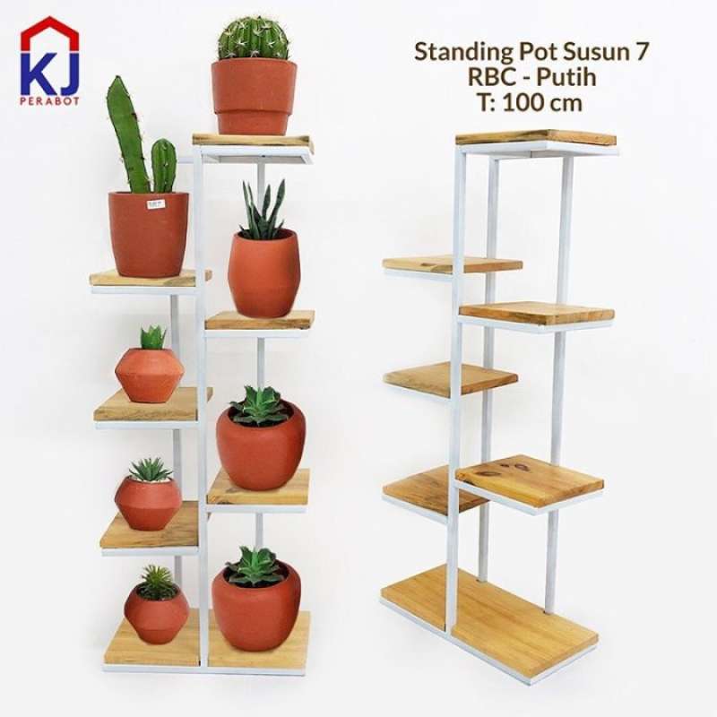 Promo Rbc Standing Pot Susun 7 Putih Diskon 23% Di Seller Asmaraka ...