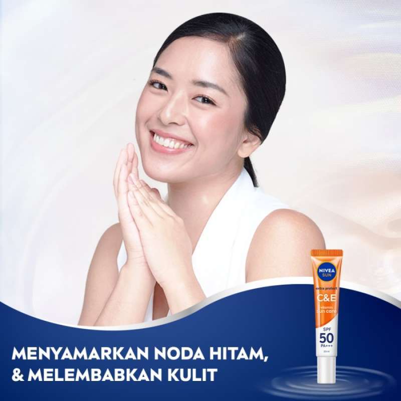 Jual Nivea Sun Face Serum Extra Protect C&e Spf50+ Pa+++ 30ml X2 Di ...