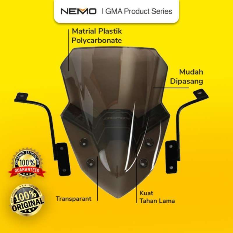 Jual Windshield Apollo Nemo For Yamaha Aerox 155 Di Seller Move-id ...