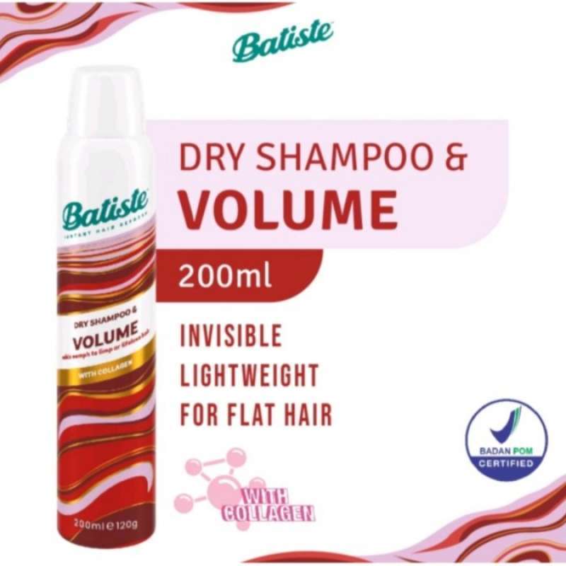 Jual Batiste Dry Shampoo Volume With Collagen 200 Ml Di Seller Aghanim ...