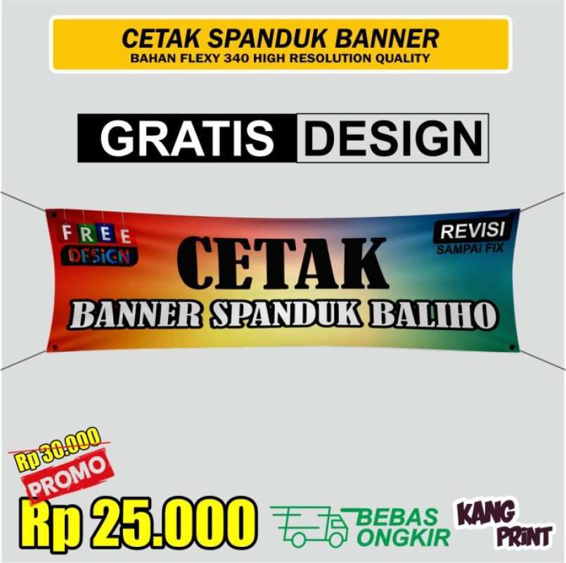 Jual Cetak Spanduk Banner Bahan 340 Gram Tebal High Resolution Free ... Jual Cetak Spanduk Banner Bahan 340 Gram Tebal High Resolution Free ...