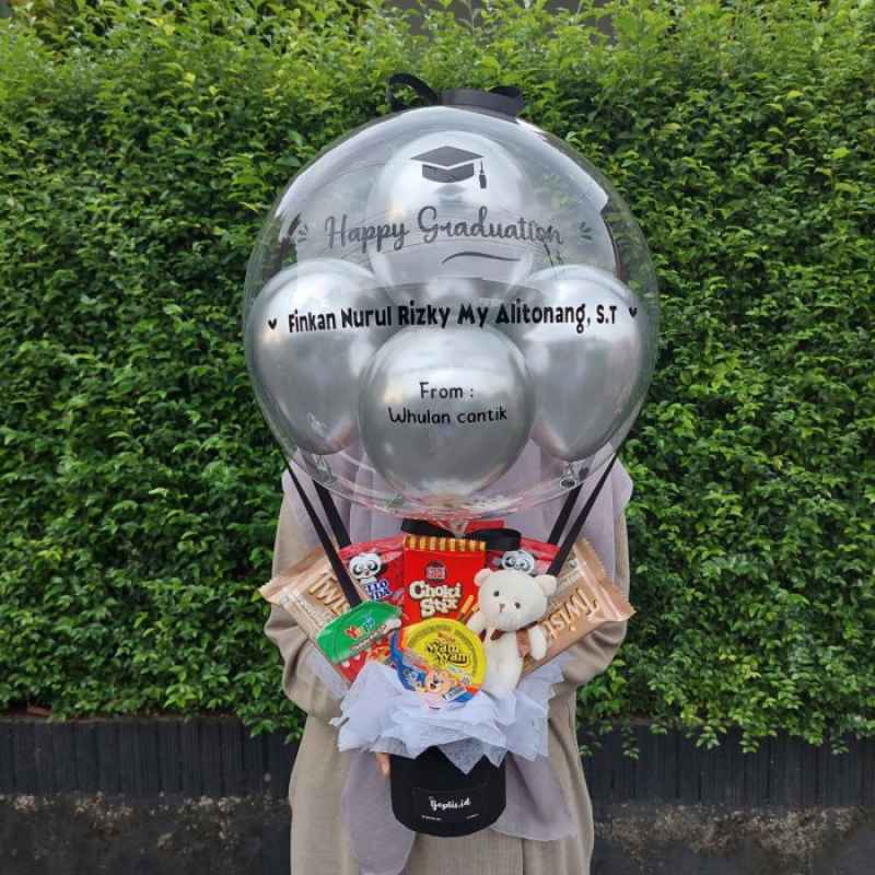 Jual Bouquet Bucket Balon/buket Balon Snack (model B) Utk Wisuda/ultah ...
