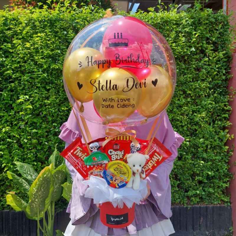 Jual Bouquet Bucket Balon/buket Balon Snack (model B) Utk Wisuda/ultah ...