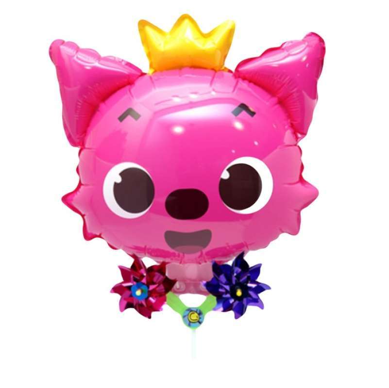 Jual Pinkfong Baby Shark Balloons Set With Pinwheel / Balon Kincir ...