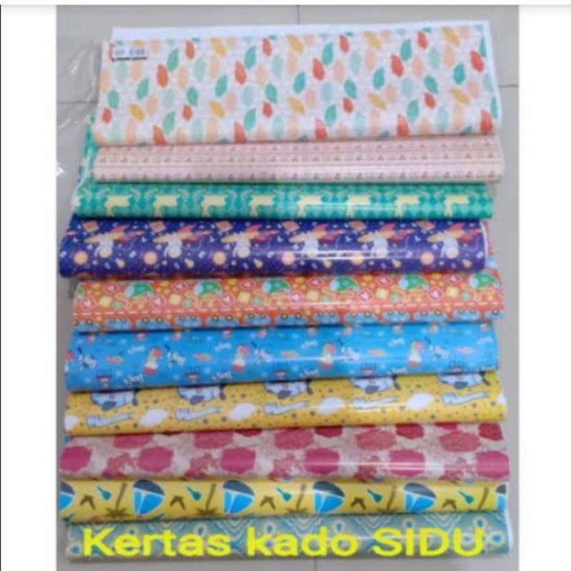 Jual Kertas Kado Motif Merk Sidu / Pack Di Seller Raindrop - Cengkareng ...