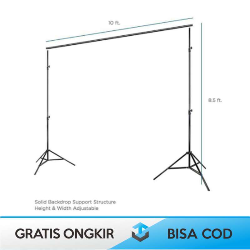 Jual Tiang Backdrop Dekorasi 3x2 Taffstudio Original Untuk Foto Studio ...