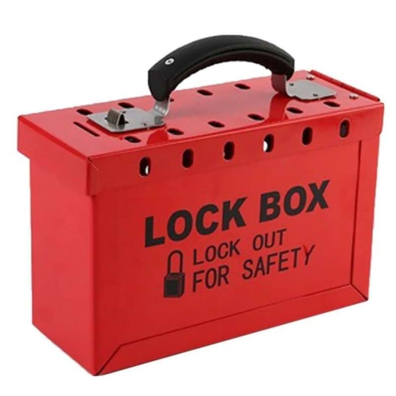 Jual Lockout Tagout Lock Box Group Loto Padlock Lockbox Attach Lock Out ...
