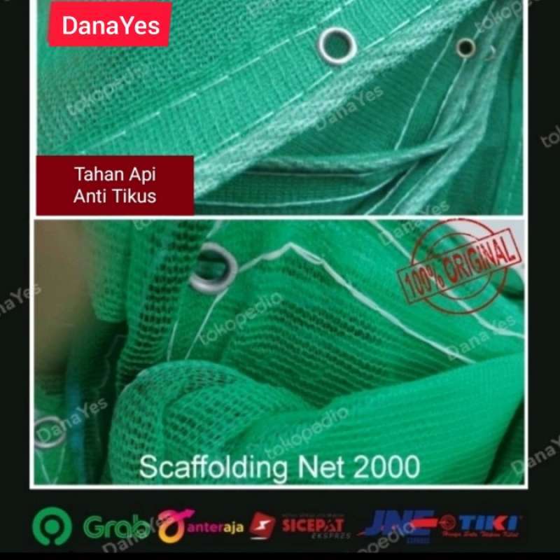 Jual Jaring Pengaman Proyek Gedung Safety Net Polynet Scaffolding Roll ...