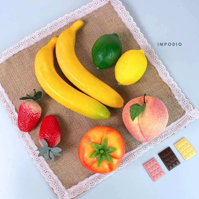 Jual Paket Buah Palsu 11 Jenis - Artficial Fruit / Photo Props ...