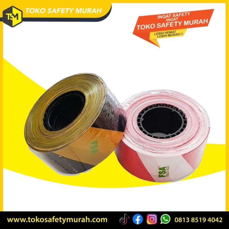Jual Safety Line Garis Proyek Polisi Police Line Barricade Tape 3 X ...