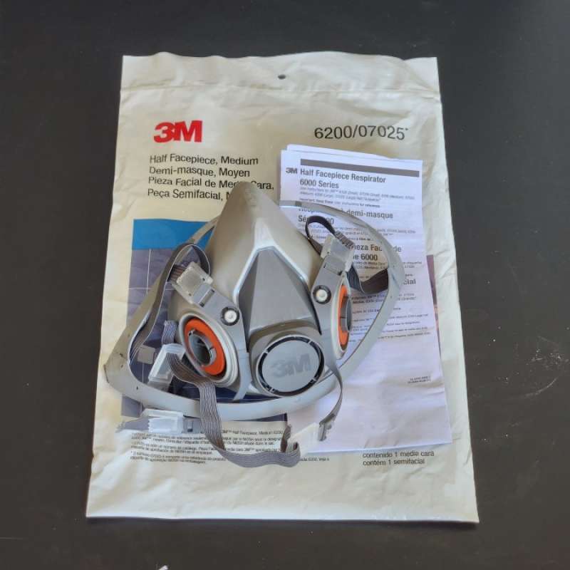 Jual Masker 3m 6200 Half Facepiece Respirator Half Gas Mask - Masker ...