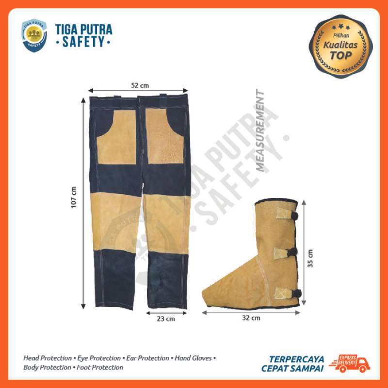Jual Paket Wearpack Profesional Pelindung Las / Welding Protection All ...