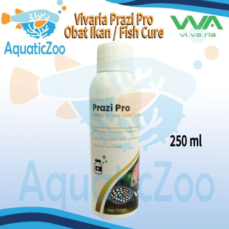 Promo Vivaria Prazi Pro 250ml Liquid Praziquantel Obat Parasit Ikan ...